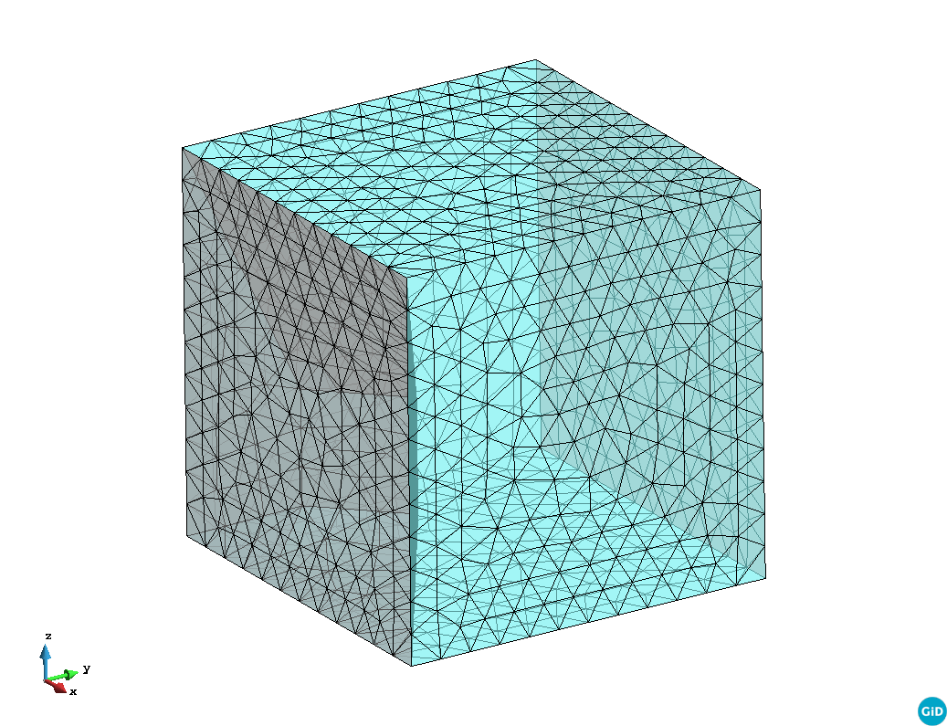 Creating a mesh for fault stability analysis - Mesh - GiD Simulation